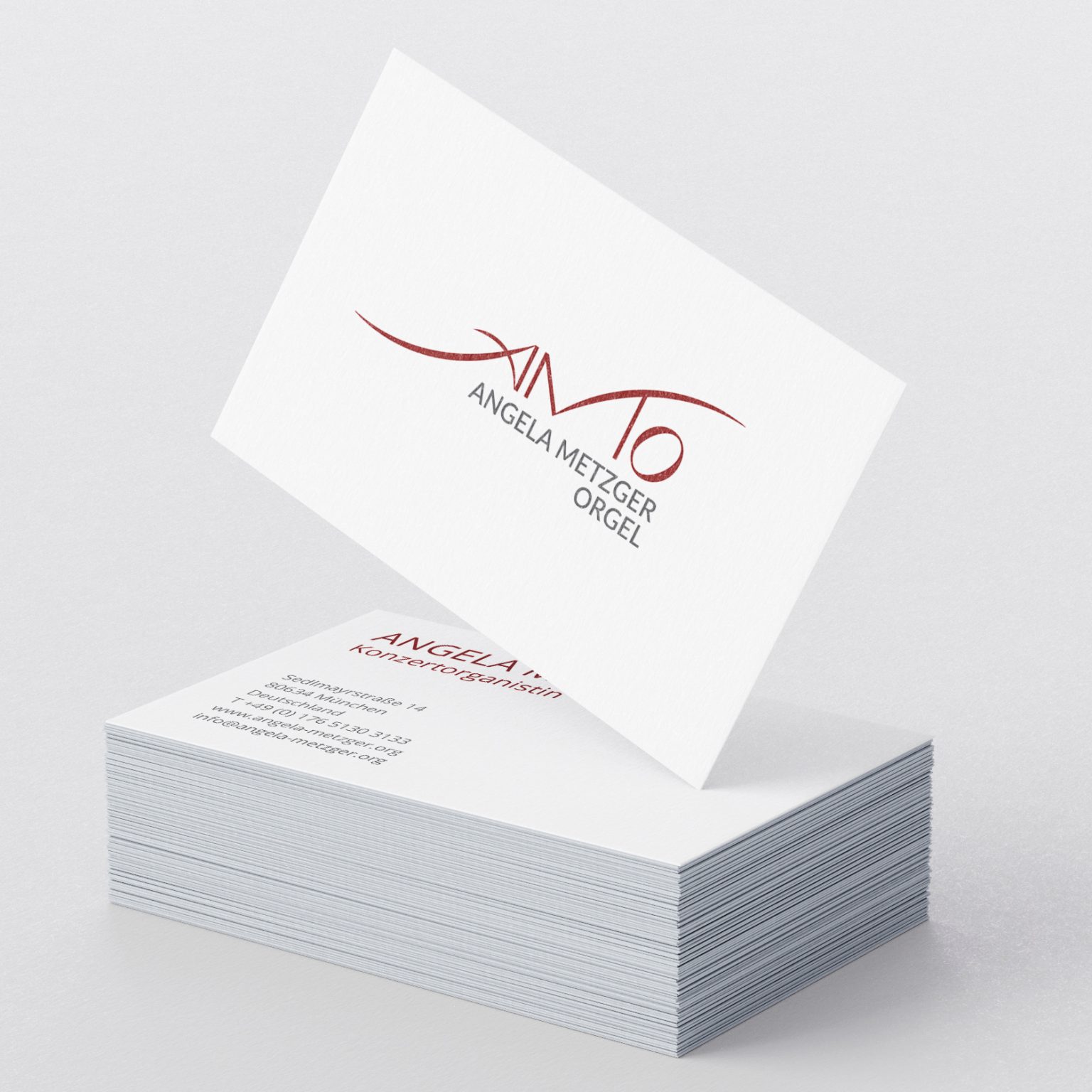 Angela Metzger, Organist - Ran Keren - Graphic Studio
